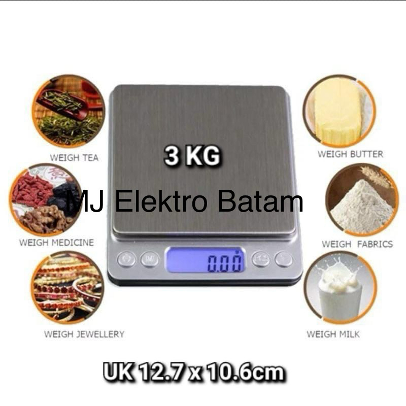 Jual KOTA BATAM - Mini timbangan digital 3kg / timbangan kopi bubuk ...