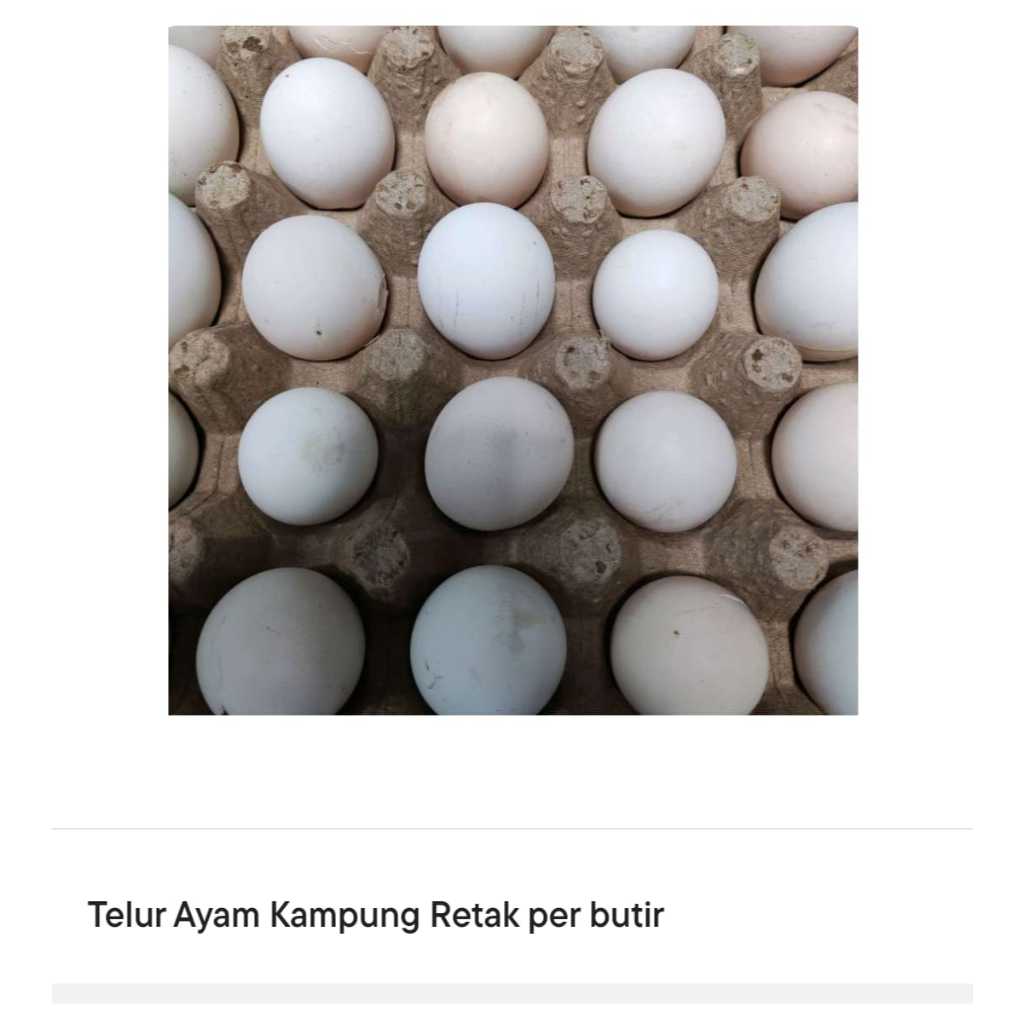 Jual telur kampung retak per butir | Shopee Indonesia
