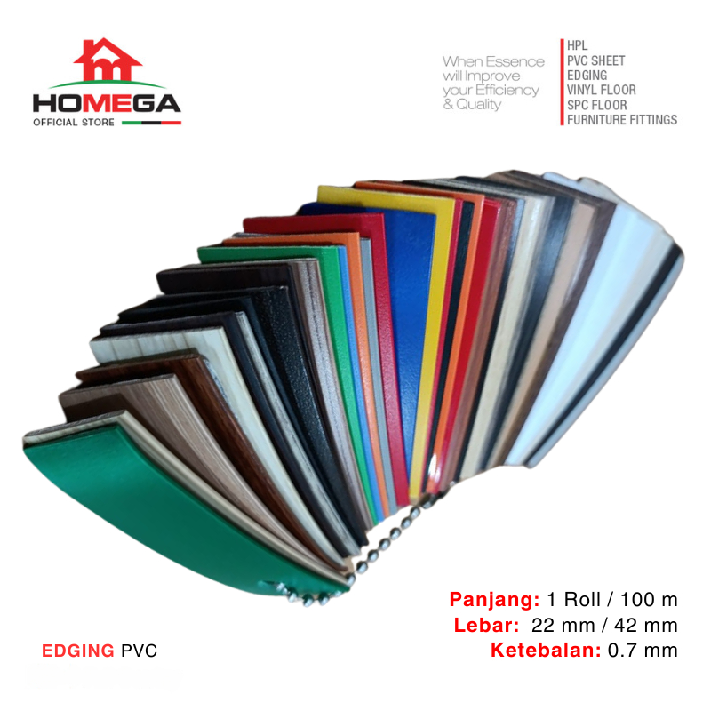 Jual Homega Official Catalogue PVC Edging - Katalog Resmi PVC Edging ...