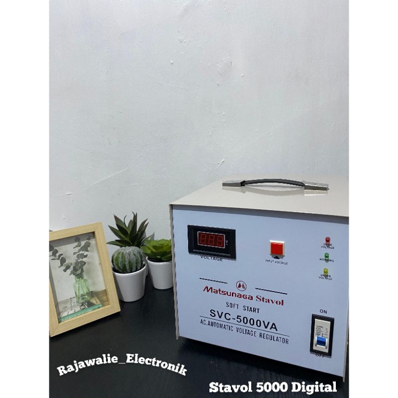 Jual Stabilizer / Stavol 5000 Watt Matsunaga DIGITAL | Shopee Indonesia