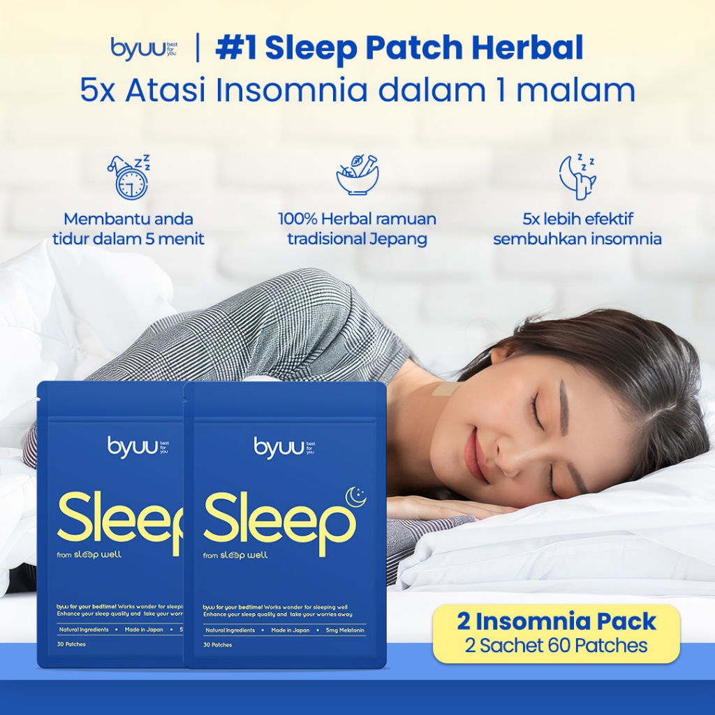 Jual Byuu Sleep Sleeping Patch Tuntaskan Insomnia Sampai Ke Akarnya ...