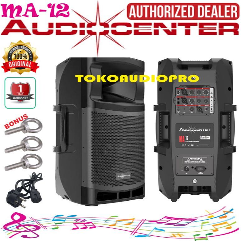 Jual Speaker Audiocenter MA12 Full Range DSP-Controlled Speaker Aktif ...