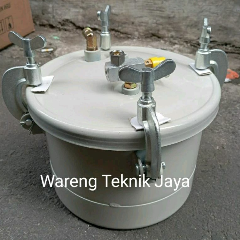 Jual Pain Tank 5 Liter Alat Pengaduk Cat Air Regulator Paint Pot Spray ...