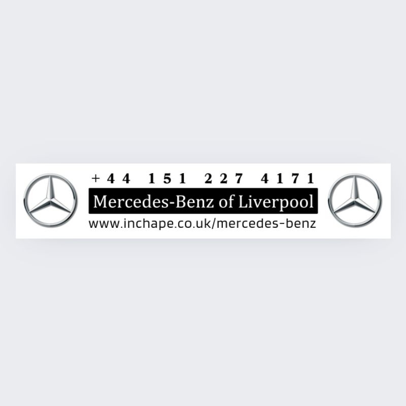 Jual Sticker Mobil Dealer Mercedes-Benz Liverpool UK (Fan Made ...