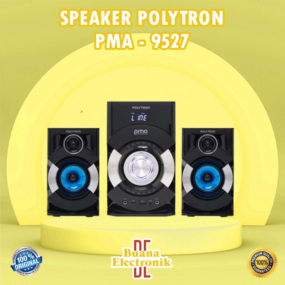 Jual SPEAKER AKTIF BLUETOOTH POLYTRON PMA 9527 ORIGINAL | Shopee Indonesia
