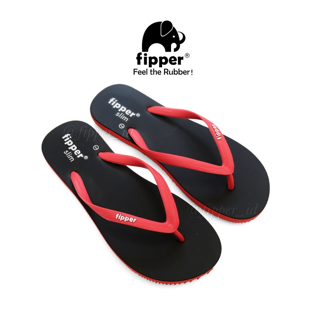 Jual Fipper - Slim Black / Red | Shopee Indonesia