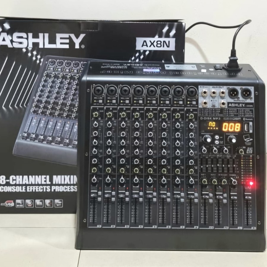 Jual MIXER ASHLEY AX8N MIXER ASHLEY 8 CHANNEL AX8N ORIGINAL ASHLEY AX ...