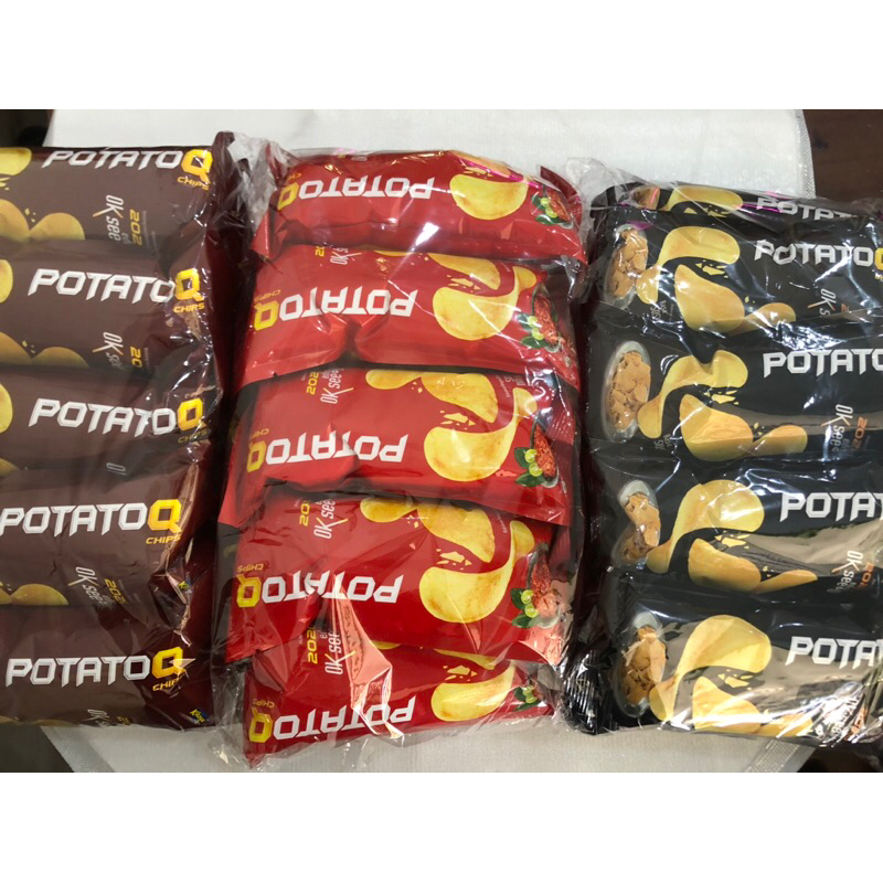 Jual [KIKOYA] Potato Q Chips isi 10 Pcs | Shopee Indonesia