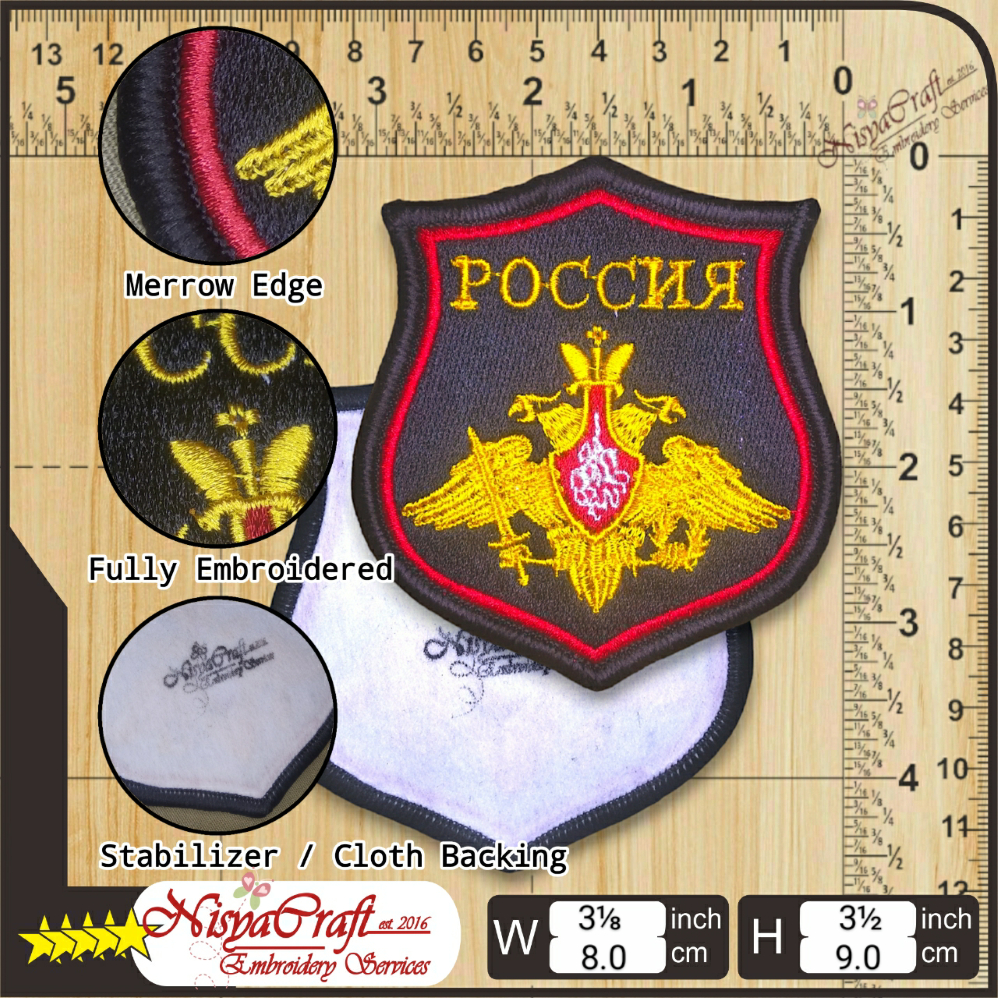 Jual NCEP0160-0011- ARMED FORCES OF RUSSIA POCCNR Military shoulder ...