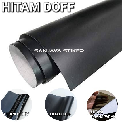 Jual Skotlet Stiker Motor Hitam Doff Sticker Hitam Untuk Variasi Body ...