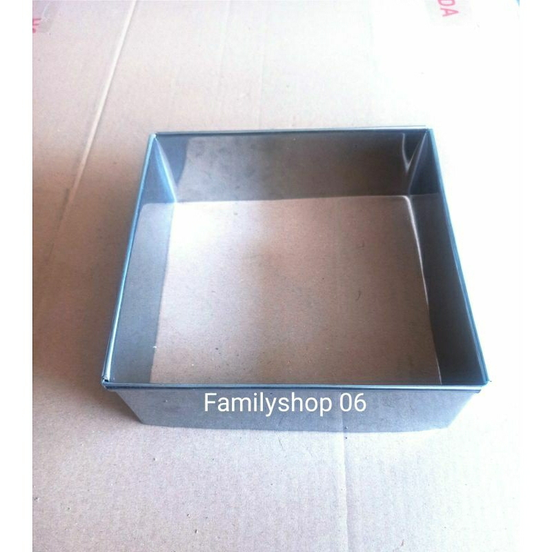 Jual Ring Cutter Kue Bolu Kotak Stainless 22 Cm Tebal | Shopee Indonesia