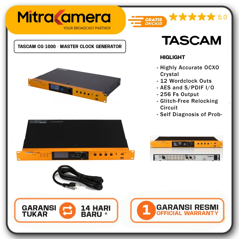 Jual TASCAM CG-1000 - Master Clock Generator | Shopee Indonesia