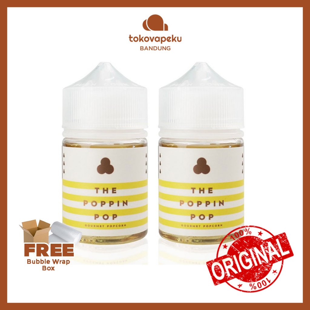 Jual THE POPPIN POP GOURMET POPCORN THE POPPIN POP 60ML ORIGINAL by ...