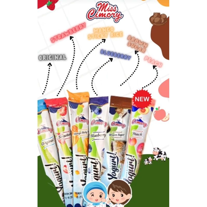 Jual Cimory Yogurt Stick 40gr Satu Box (25 pcs) | Shopee Indonesia