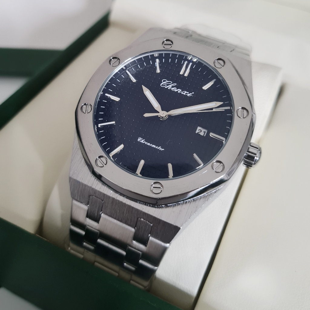 Jual CHENXI Ferrum Jam Tangan Pria Original Analog Baterai Quartz ...