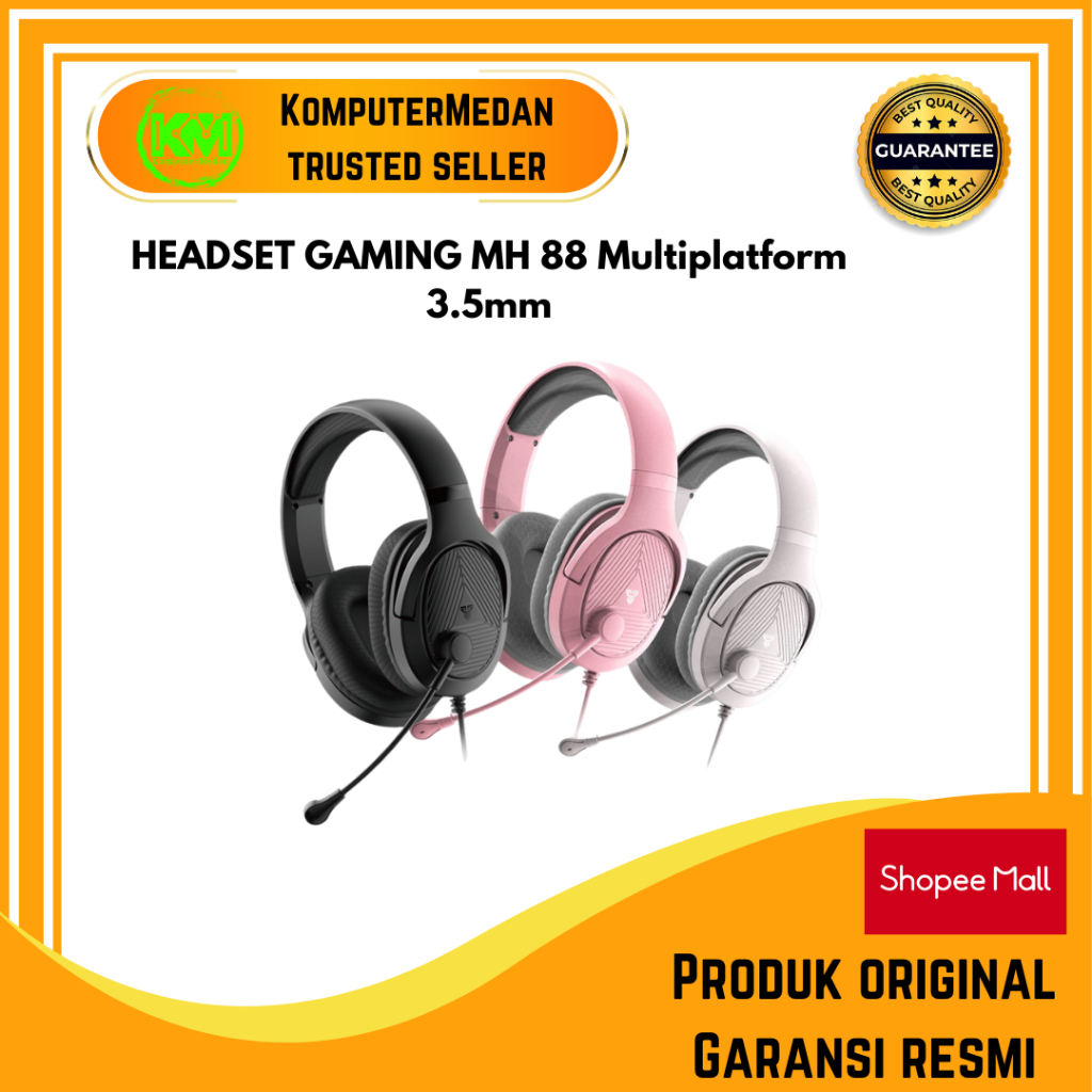 Jual FANTECH ALTO MH88 HEADPHONE HEADSET GAMING MH 88 Multiplatform 3.5mm | Shopee Indonesia