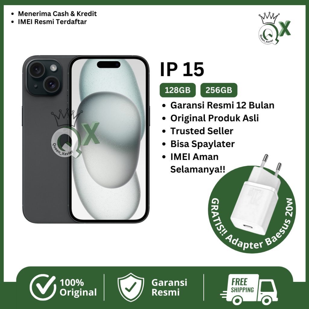 Jual iP 15 128GB 256GB PONTIANAK IP 15 Garansi 12 Bulan GARANSI RESMI ...