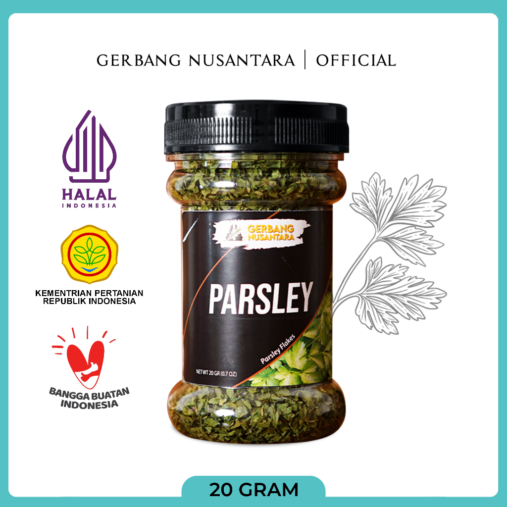 Jual Gerbang Nusantara - Daun Parsley Seledri Flakes Bumbu Masak Dapur ...