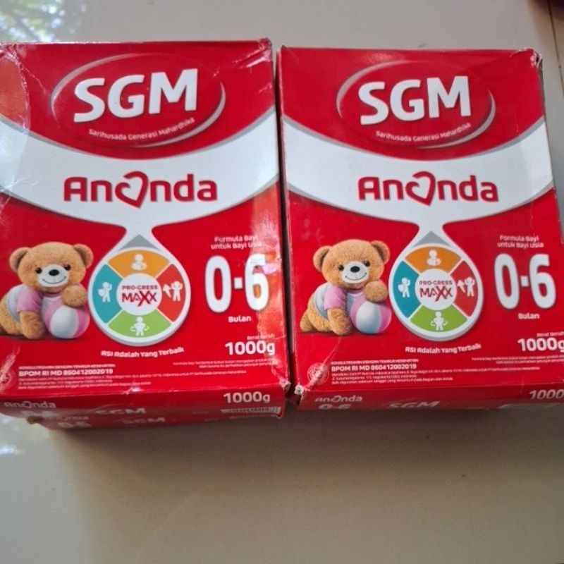 Jual SGM Ananda 0-6bulan 600gr, 1000gr | Shopee Indonesia
