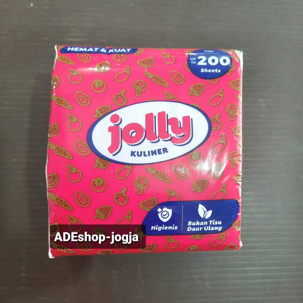 Jual tissue jolly pop up 200 sheet tissu tisu facial wajah sheets bukan ...