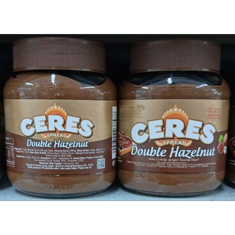 Jual CERES Spread Choco Double Hazelnut Olesan Rasa Coklat Double ...