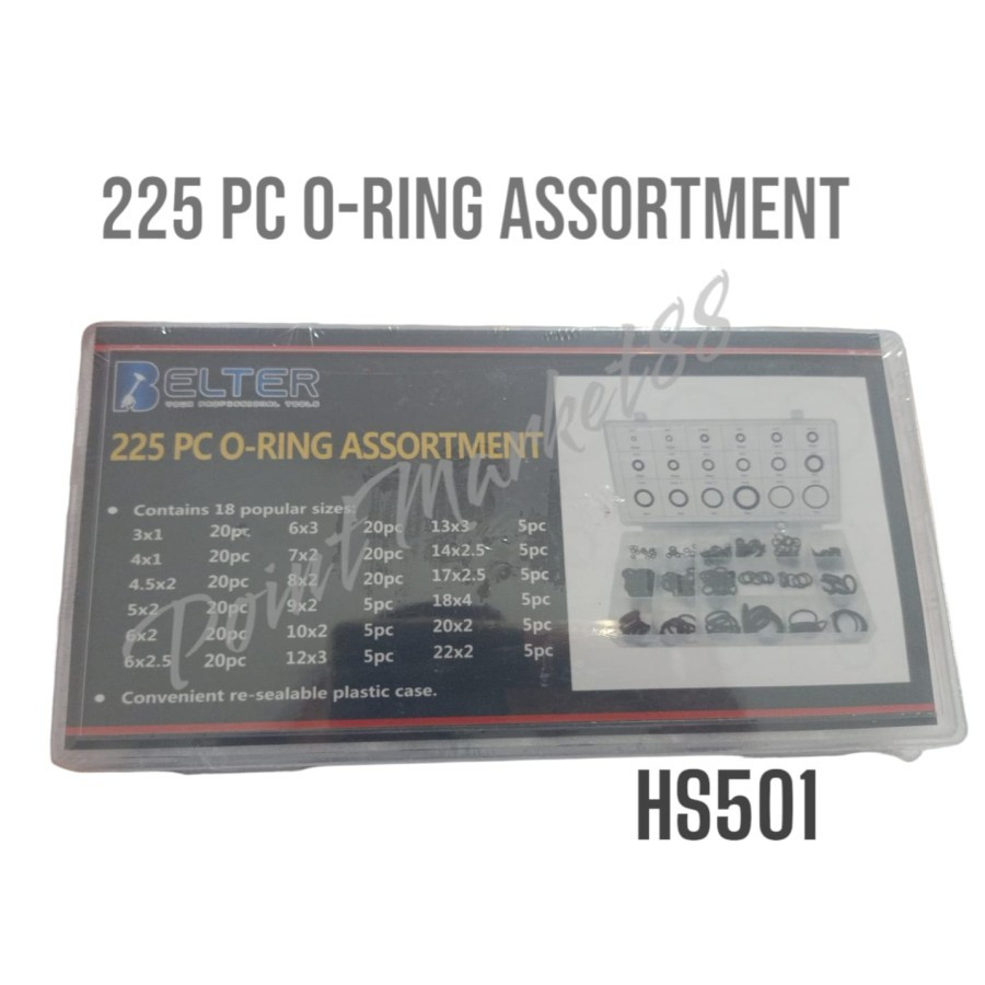 Jual HS501 BELTER - KARET O RING SEAL 225PCS / SEAL RING BOX | Shopee Indonesia