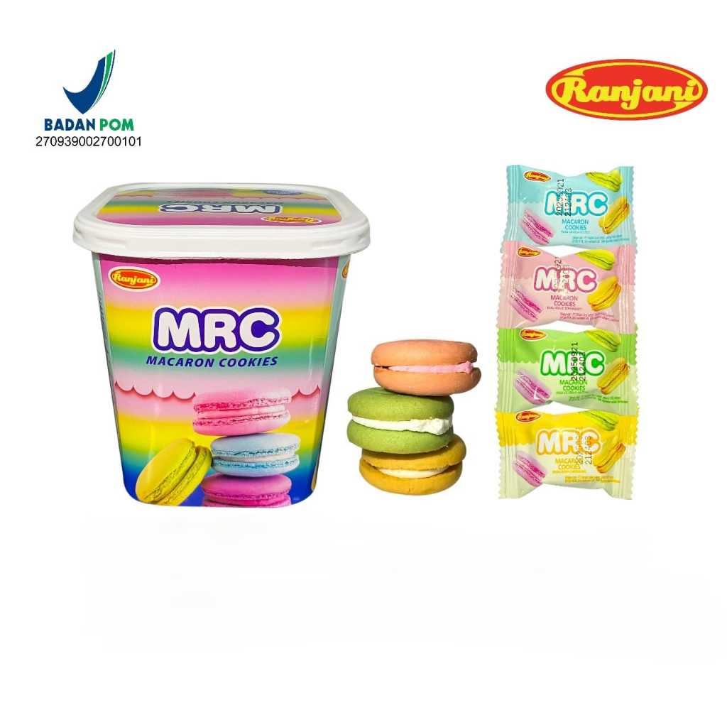 Jual Ranjani MRC Macaron Cookies MRC Keju 1 toples isi 20 pcs | Shopee ...