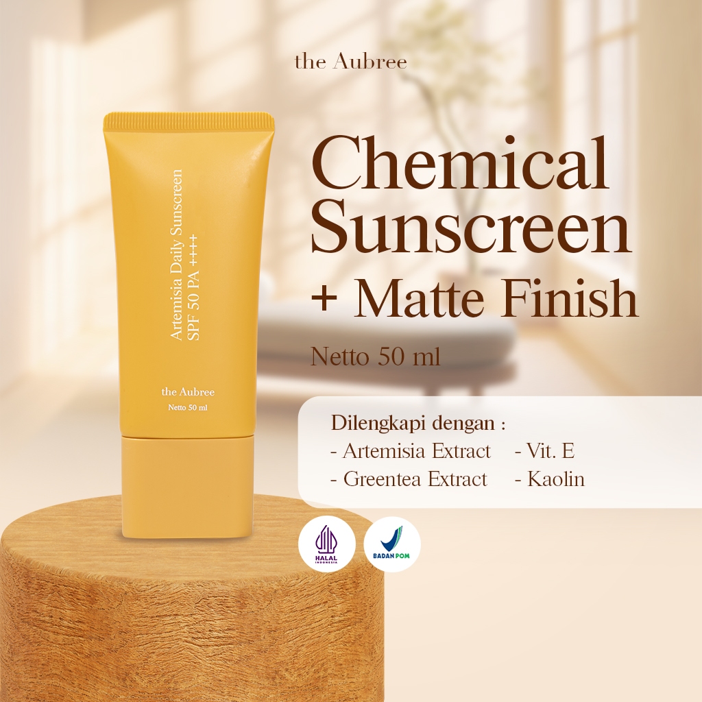Jual The Aubree Artemisia Daily Sunscreen SPF 50 PA ++++ | Shopee Indonesia