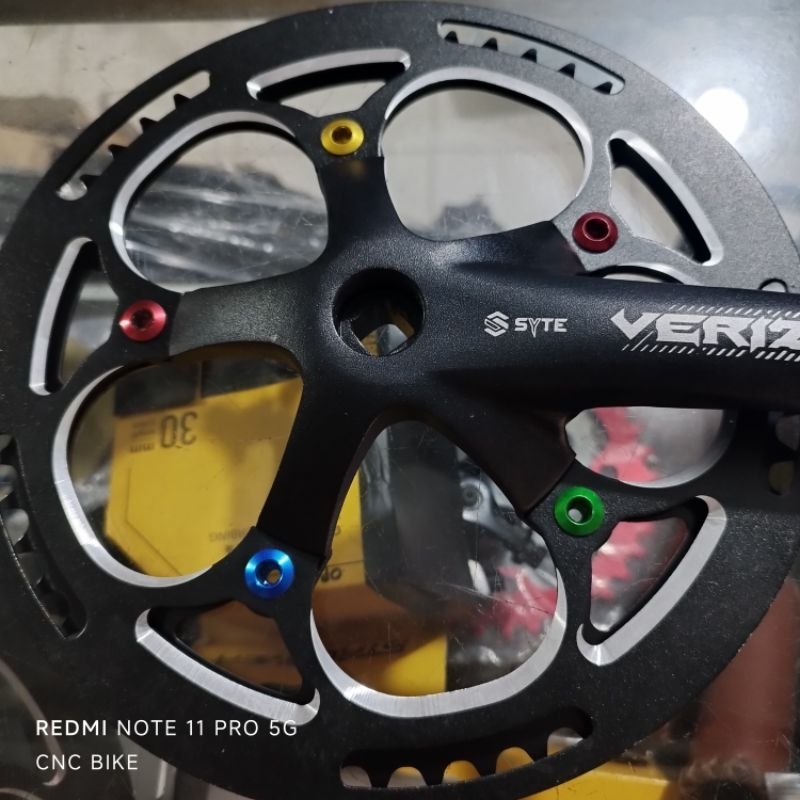 Jual Crank Set Sepeda Syte Verizon 53T Bcd 130mm | Shopee Indonesia