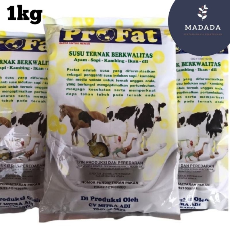 Jual Susu formula heman Profat 1kg pengganti susu indukan hewan ternak ...