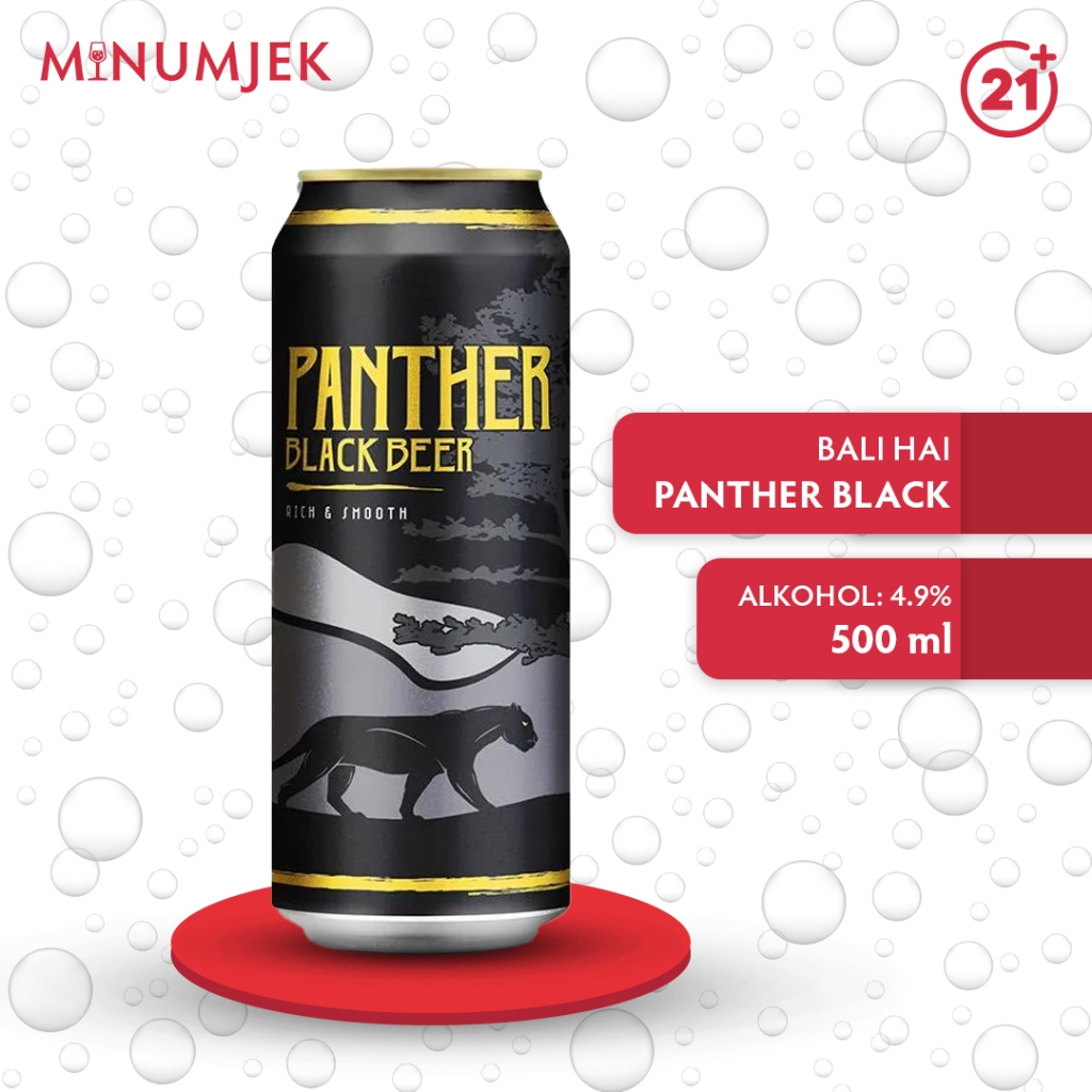 Jual Bir Hitam Panther Black Can Kaleng Satuan [500ml] | Shopee Indonesia
