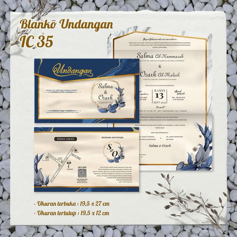 Jual UNDANGAN PERNIKAHAN TINTA EMAS PREMIUM | Shopee Indonesia