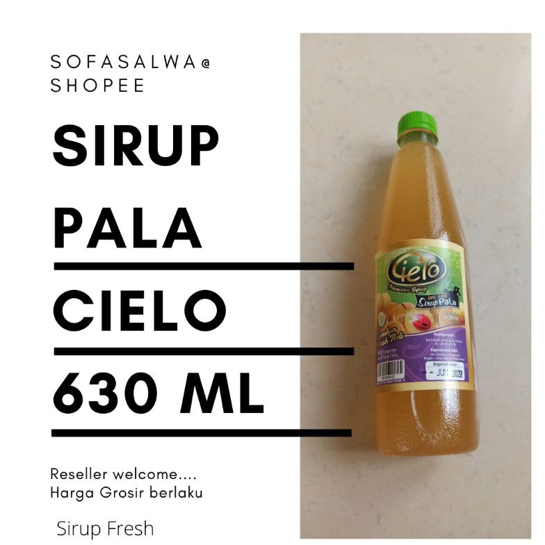 Jual Hemat Banget Sirup Pala Cielo 63ml Free Packing | Shopee Indonesia