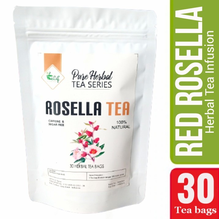 Jual ROSELLA TEA : TEH BUNGA ROSELLA MERAH ISI 30 TEA BAG - Pure Rosella | Shopee Indonesia
