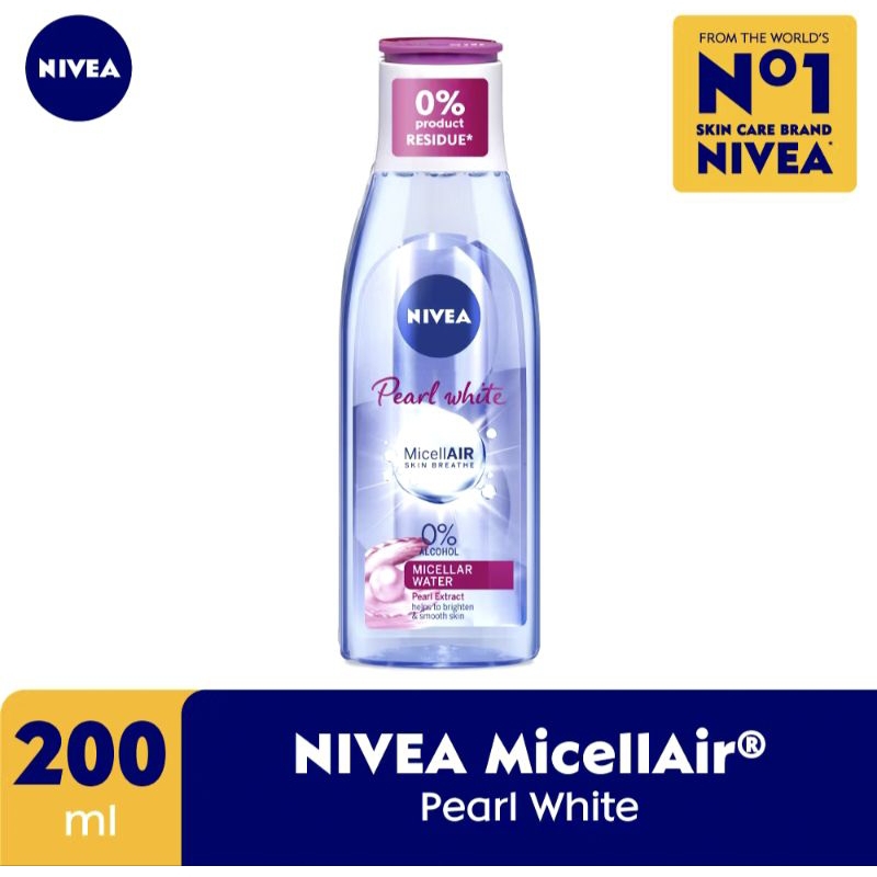 Jual NIVEA Micellar Water MicellAir Pearl Bright 200ml | Shopee Indonesia