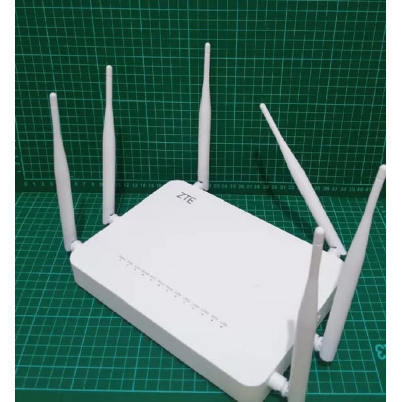 Jual GPON ONT ZTE F670 PREMIUM Dual band Modem premium antena 6 ...