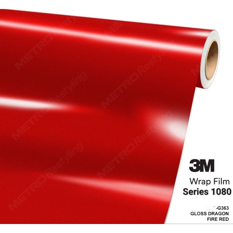 Jual 3M Car Wrap Film Series 1080-G363 Gloss Dragon Fire Red Original ...