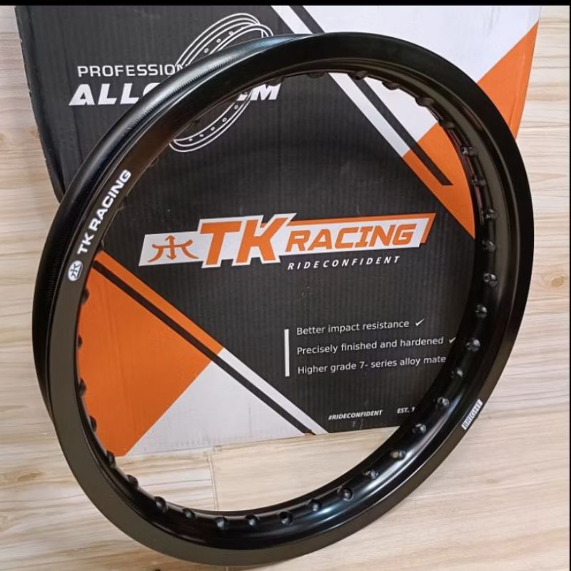 Jual Velg TK Racing Bright WM Black Ukuran 160 185 215 300 350 Ring 17 ...
