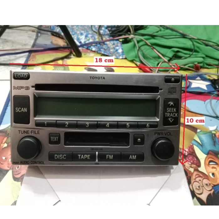 Jual TAPE MOBIL BEKAS JADUL.HEAD UNIT JADUL. ORI TOYOTA RUSH. CD ISI 6 ...