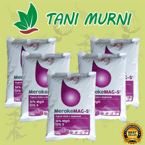 Jual PUPUK MEROKE MAG-S 1 KG KEMASAN PABRIK MAG S MAGNESIUM SULFAT ...