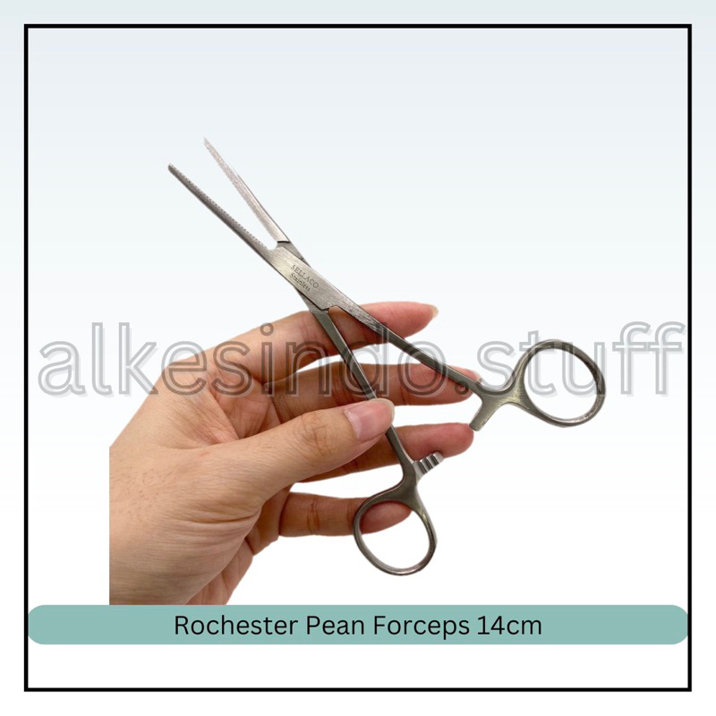 Jual Arteri Klem Pean Lurus 14cm | Rochester Pean Forceps 14 cm ...
