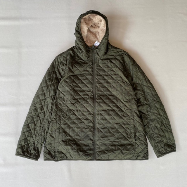 Jual UNIQLO QUILTED SHERPA JACKET / SIZE FIT XL | Shopee Indonesia