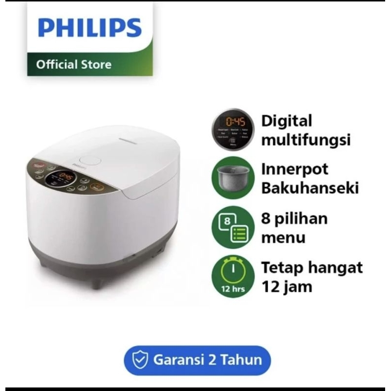 Jual Philips Digital Rice Cooker HD4515 | Shopee Indonesia