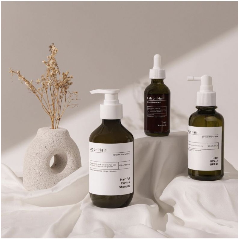 Jual Lab On Hair Anti Hair Fall Shampo | Scalp Spray | Ampoule | Shopee ...