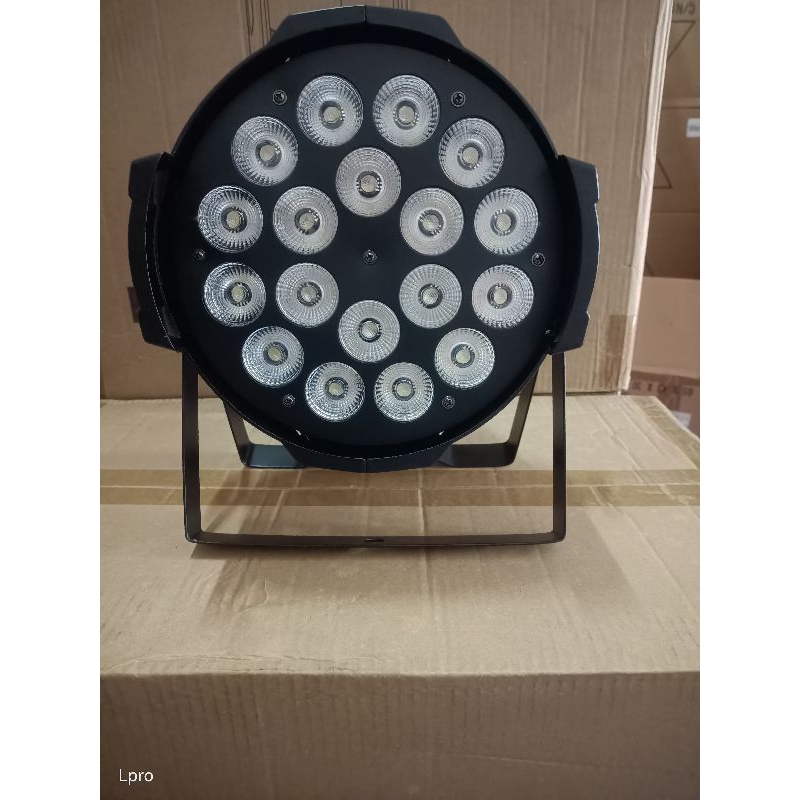 Jual Lampu panggung sorot parled par LED 18 x 10 watt full color 4 in 1 ...