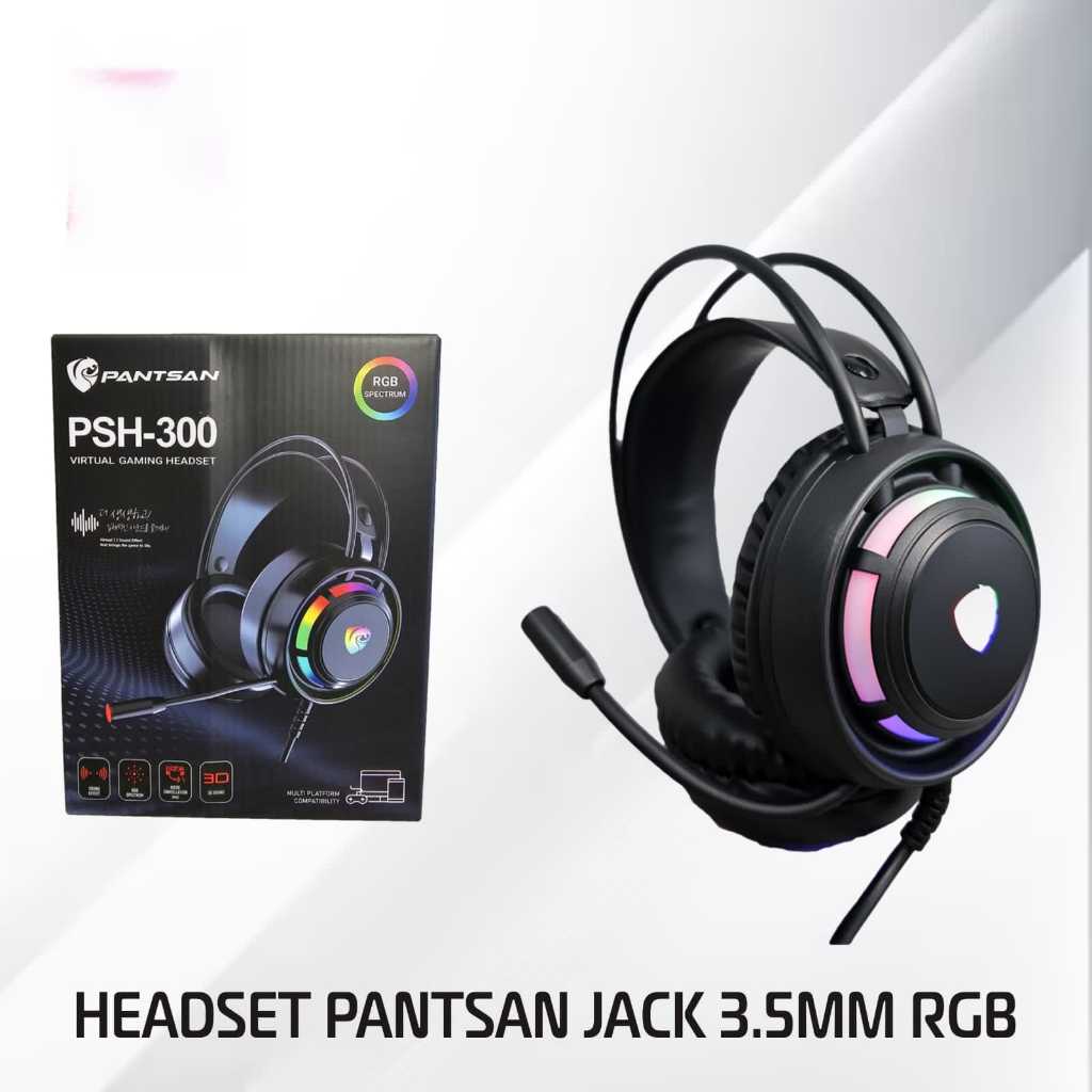 Jual HEADSET PANTSAN PSH300 RGB JACK 3.5MM AUDIO | Shopee Indonesia