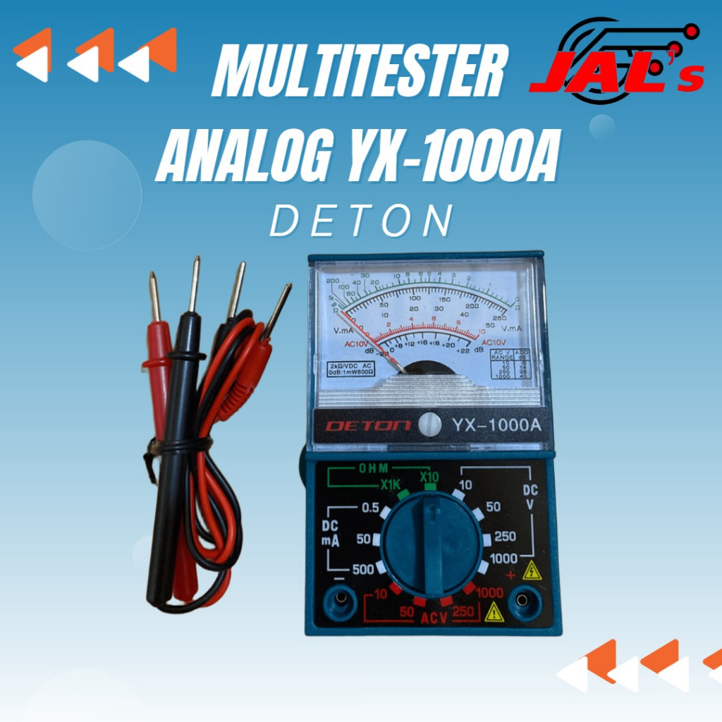 Jual Multitester Analog YX 1000A Avometer Manual Elektrik Original ...