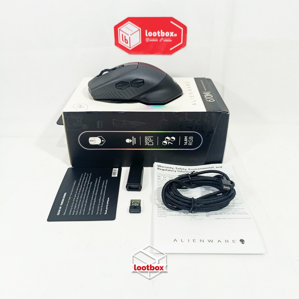 Jual Mouse Gaming Wireless Alienware 610M AW610M - SECOND | Shopee ...