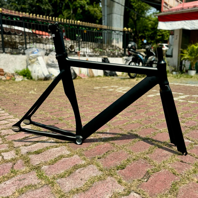 Jual Frame Gray Aero Polos Alloy Fixie Fixed Gear Single Speed | Shopee ...