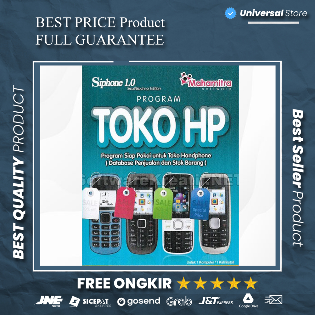 Jual Program Toko HP Siphone V1 - Siap Pakai untuk Counter Konter HP ...